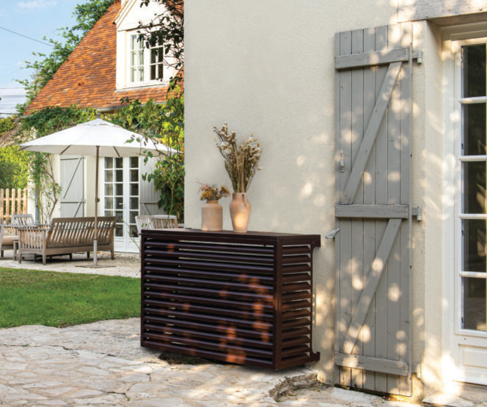 Cache groupe extérieur de climatisation autour de Cannes